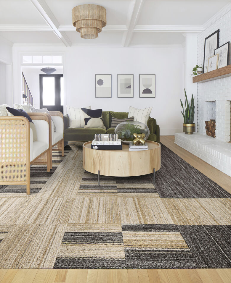 Create Custom Flooring with Carpet Tiles & Area Rugs by FLOR