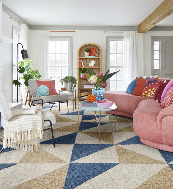 Home Spun: Bright & Bold Patterned Area Rugs