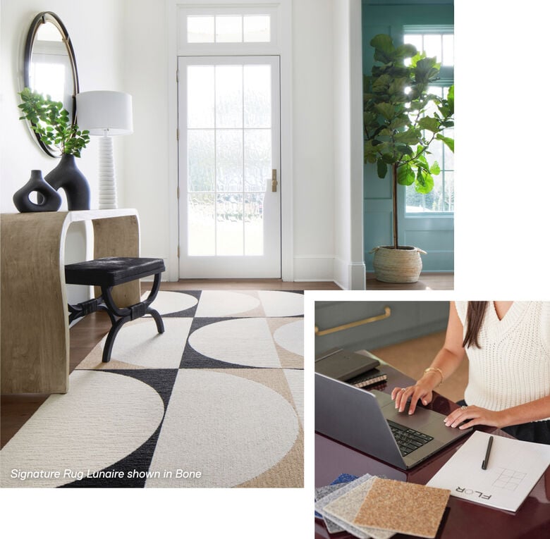 Create Custom Flooring with Carpet Tiles & Area Rugs by FLOR
