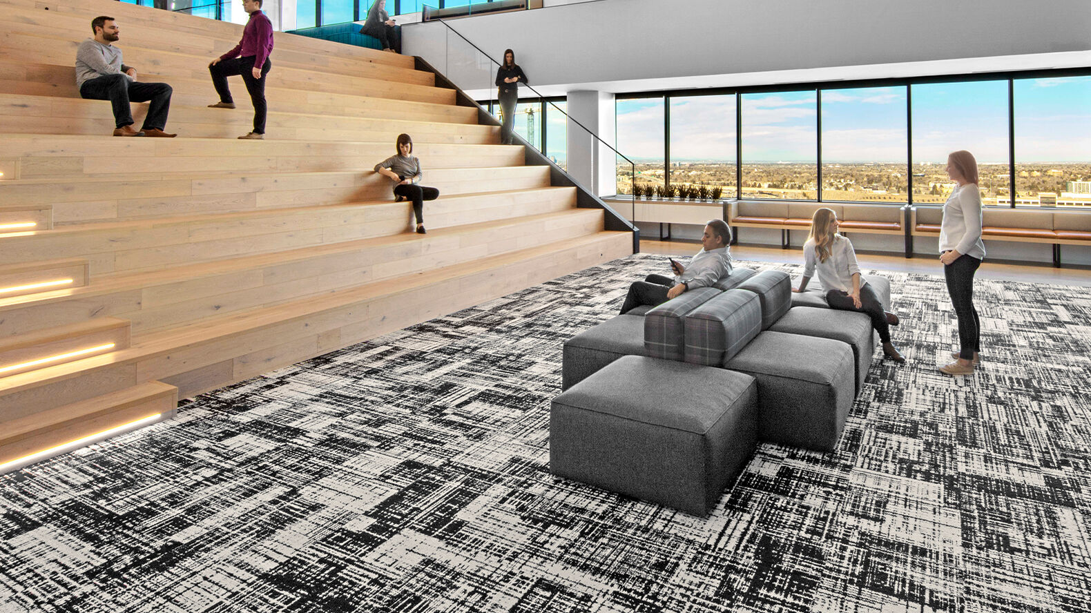 FLOR Commercial Office Area Rug & Carpet Tile Gallery