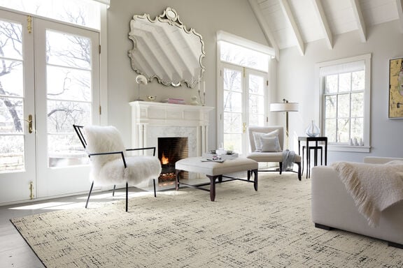 Casa Blanca: Easy to Clean White & Off-White Area Rugs