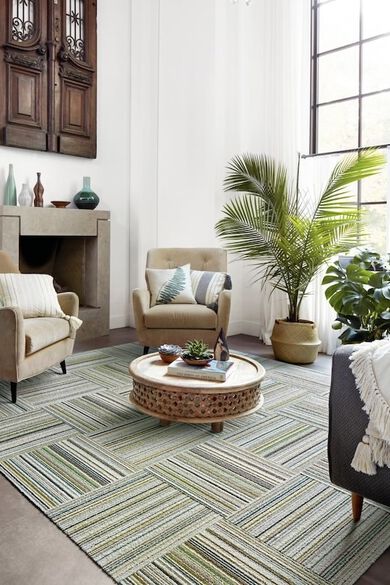 Create Custom Flooring with Carpet Tiles & Area Rugs by FLOR