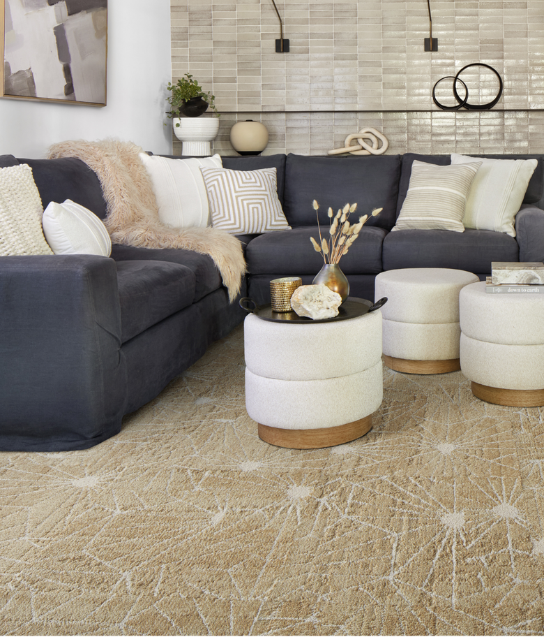 Tonal Tranquility: Sophisticated Textured Area Rugs