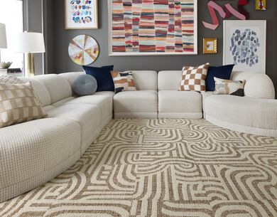Create Custom Flooring with Carpet Tiles & Area Rugs by FLOR