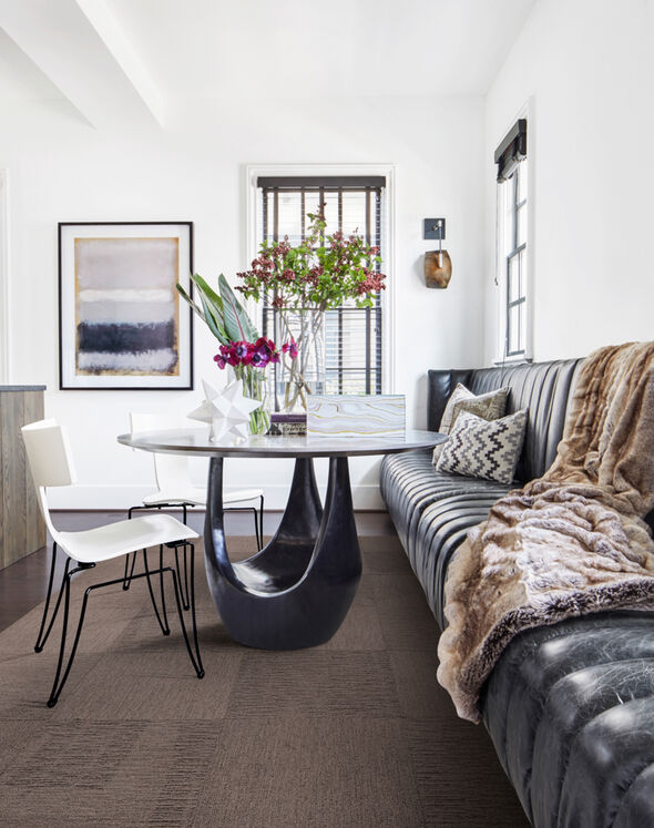 Made You Look - Mink: Solid Color Area Rugs & Carpet Tiles by FLOR