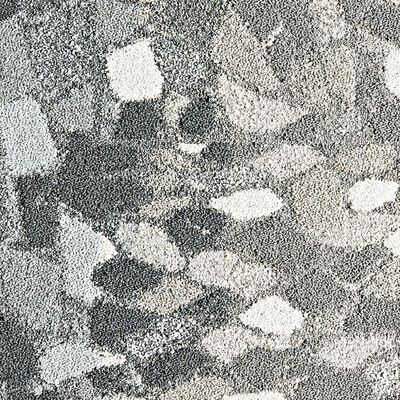 Stone Course - Grey / Stone: Patterned Area Rugs & Carpet Tiles by FLOR