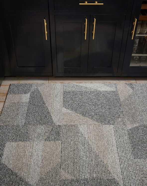 Between The Lines - Brindle: Patterned Area Rugs & Carpet Tiles by FLOR