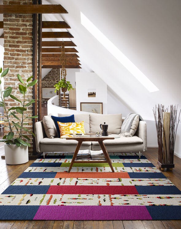 Lilting - Multi: Patterned Area Rugs & Carpet Tiles by FLOR