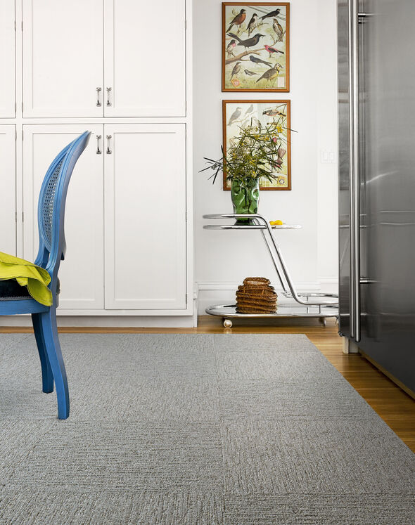 Made You Look - Pigeon: Solid Color Area Rugs & Carpet Tiles by FLOR