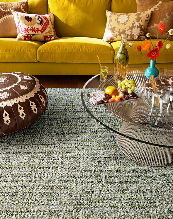 Tailored Touch - Kiwi: Patterned Area Rugs & Carpet Tiles by FLOR