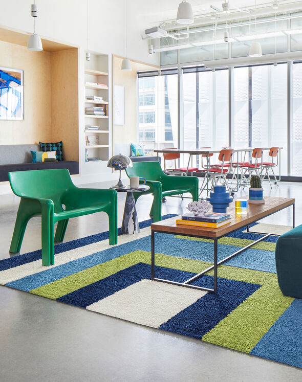 In the Deep - Bone: Solid Color Area Rugs & Carpet Tiles by FLOR