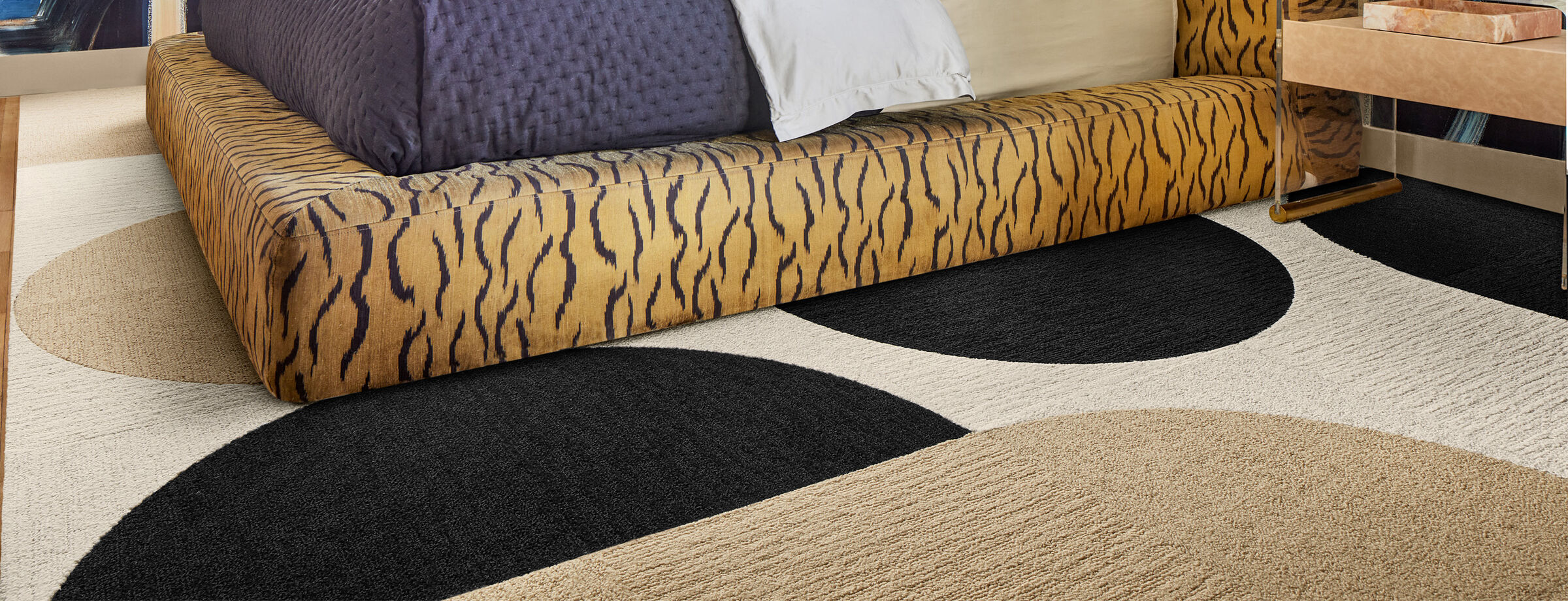Made You Look - Pearl: Solid Color Area Rugs & Carpet Tiles by FLOR