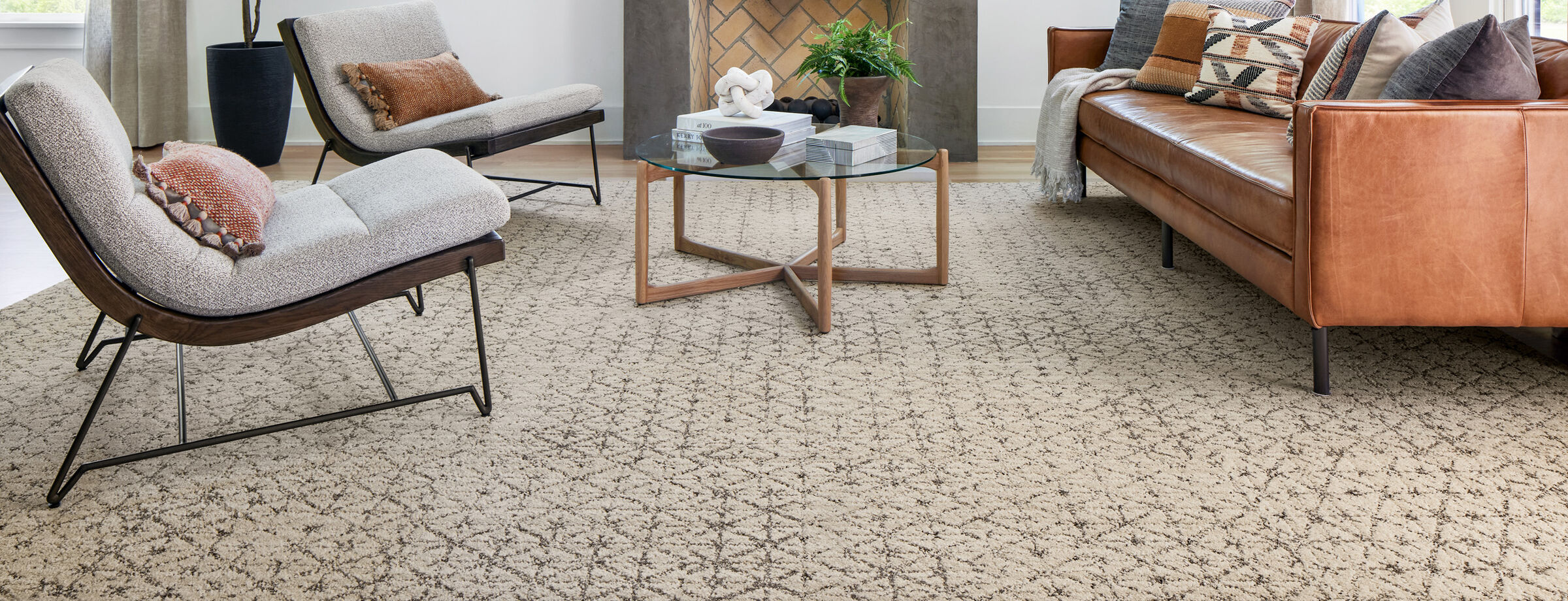 Vintage Vibe - Clementine: Patterned Area Rugs & Carpet Tiles by FLOR