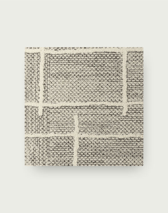 Draper - Pearl / Fieldstone: Patterned Area Rugs & Carpet Tiles by FLOR