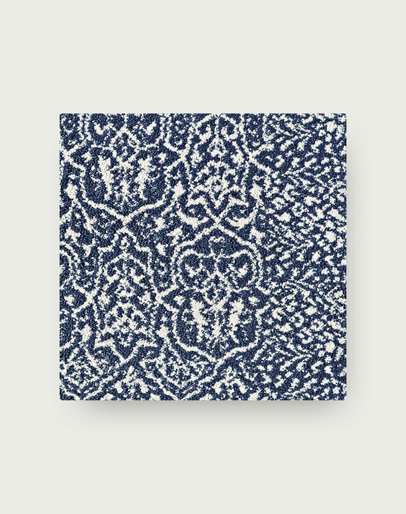 Kensington Blossom - Cobalt: Patterned Area Rugs & Carpet Tiles by FLOR