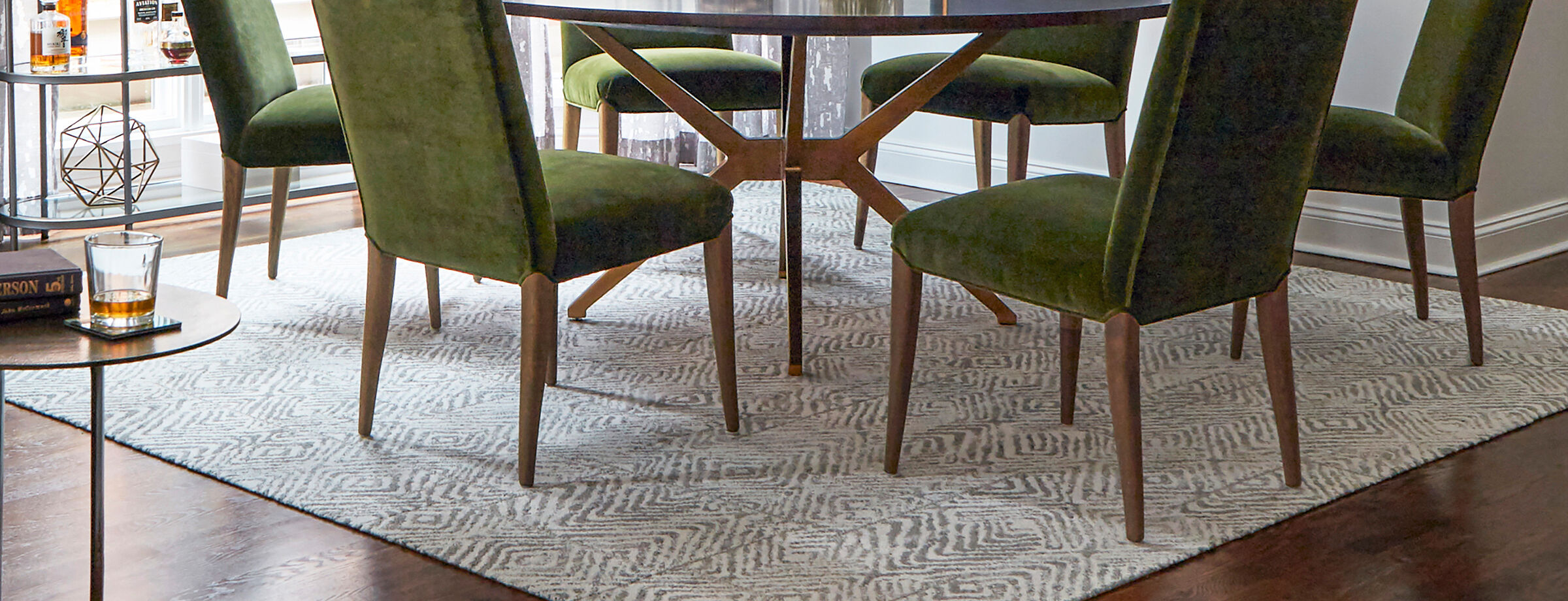 Cut Corners - Chalk: Patterned Area Rugs & Carpet Tiles by FLOR