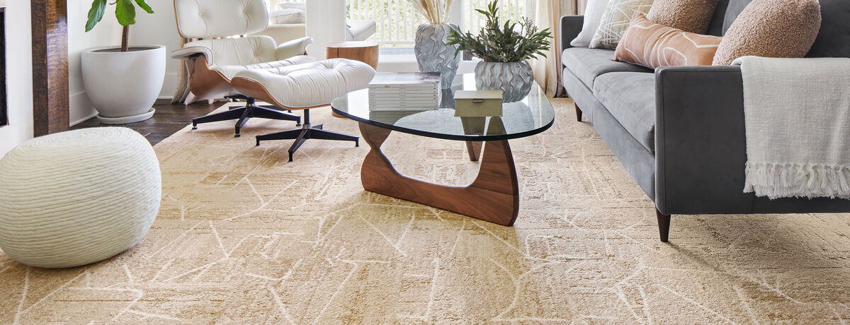 Terrain - Chalk: Graphic & Pattern Area Rugs & Carpet Tiles by FLOR