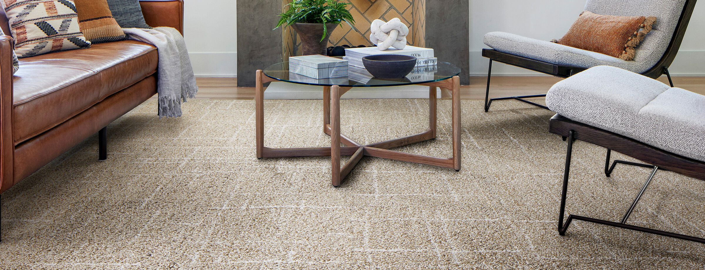 Old Fashioned - Stone: All Area Rugs & Carpet Tiles by FLOR