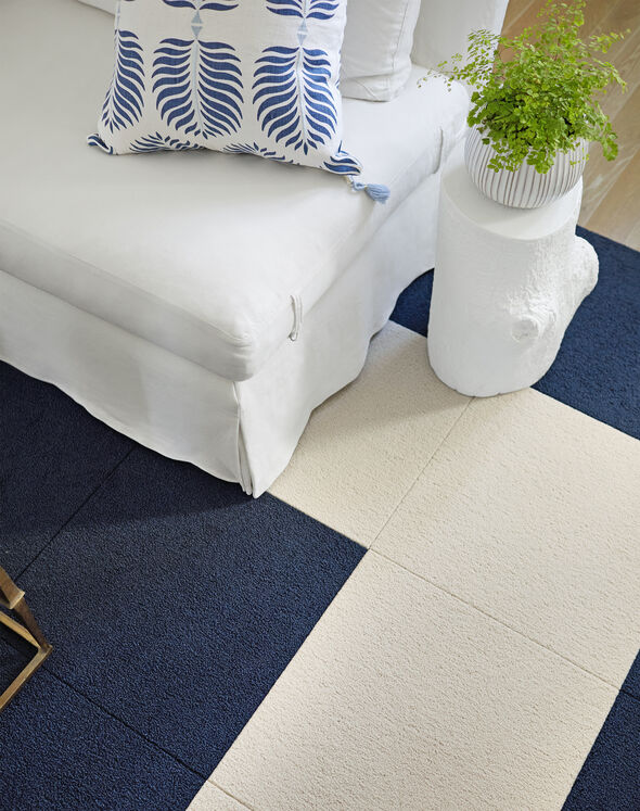 Heaven Sent - Bone: Solid Color Area Rugs & Carpet Tiles by FLOR
