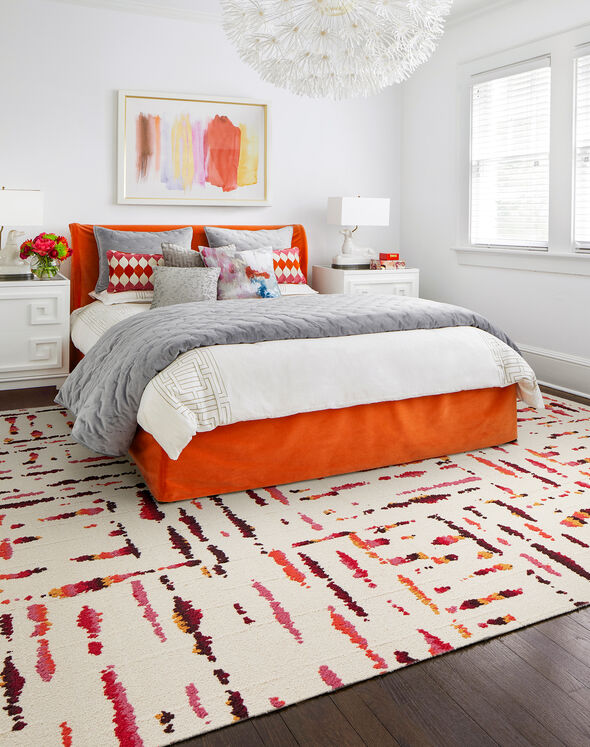 Lilting - Berry: Patterned Area Rugs & Carpet Tiles by FLOR