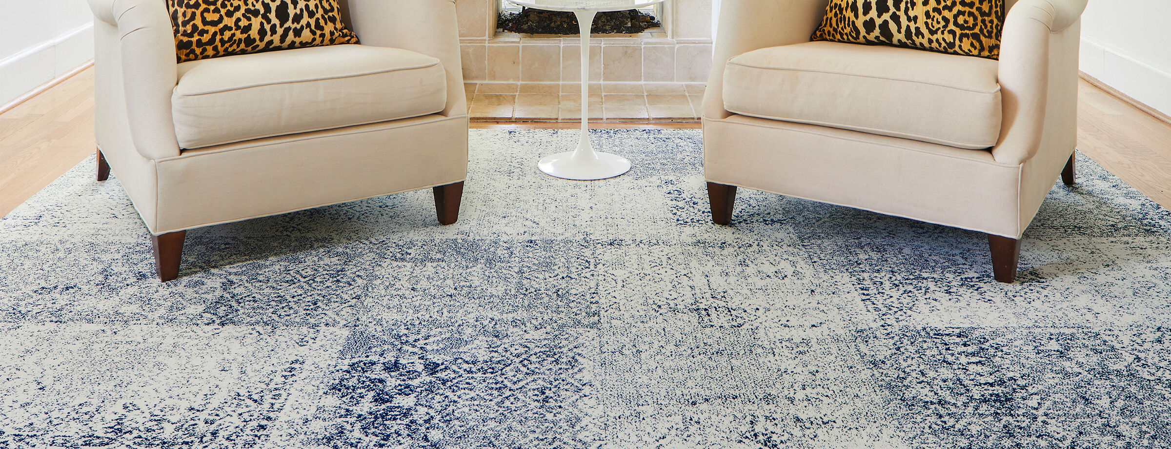 Kensington Current - Flannel Blue: Patterned Area Rugs & Carpet Tiles ...