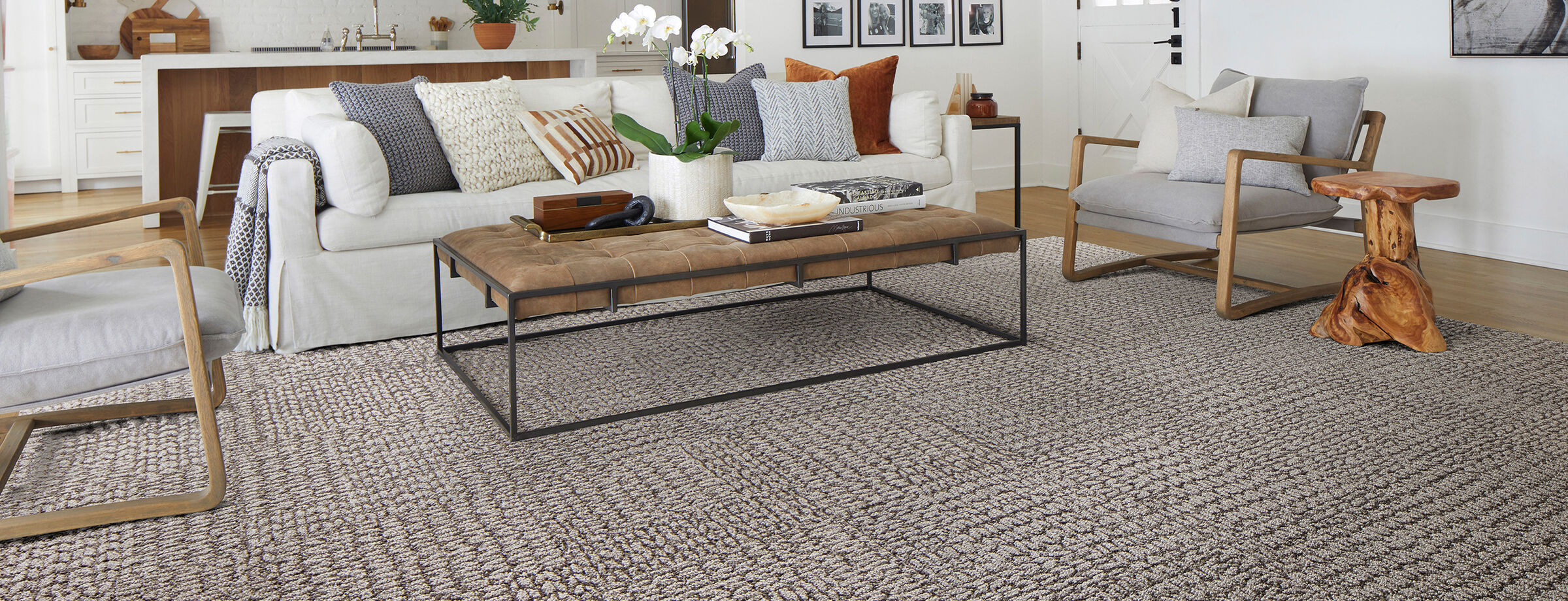 Middle Of The Road - Tundra: All Area Rugs & Carpet Tiles by FLOR