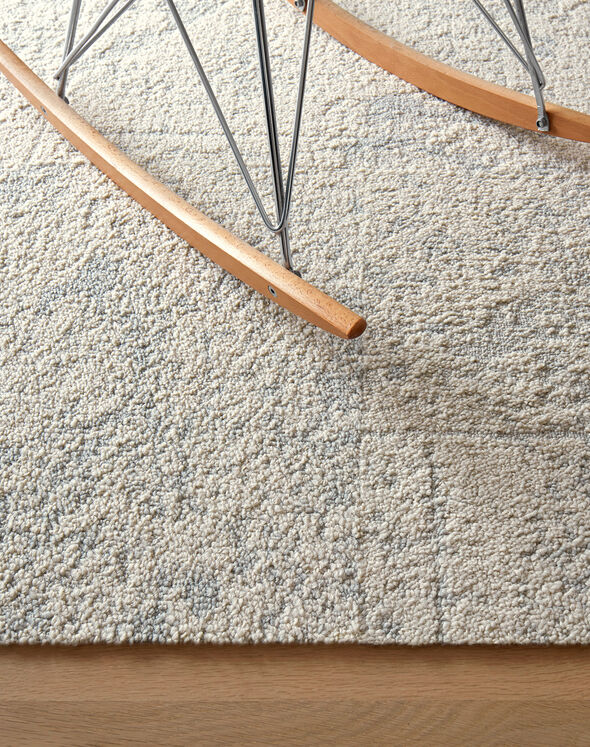 Down To Earth - Bone: Solid Color Area Rugs & Carpet Tiles by FLOR