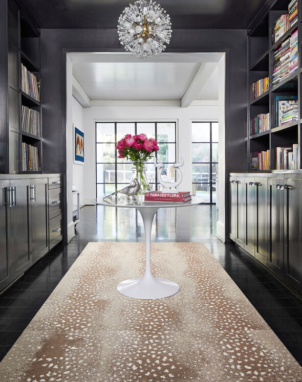 Doe Re Mi - Pebble: Patterned Area Rugs & Carpet Tiles by FLOR