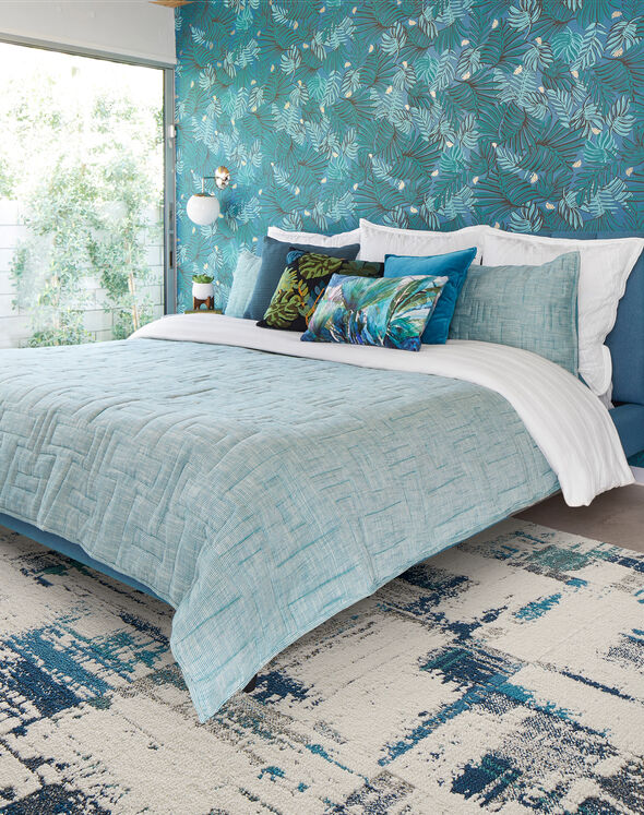 Splish Splash - Lapis: Patterned Area Rugs & Carpet Tiles by FLOR