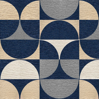 Opa And Away - Indigo - 8x10: FLOR Signature Area Rugs by FLOR