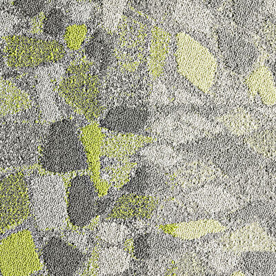 Stone Course - Green / Stone: Patterned Area Rugs & Carpet Tiles by FLOR