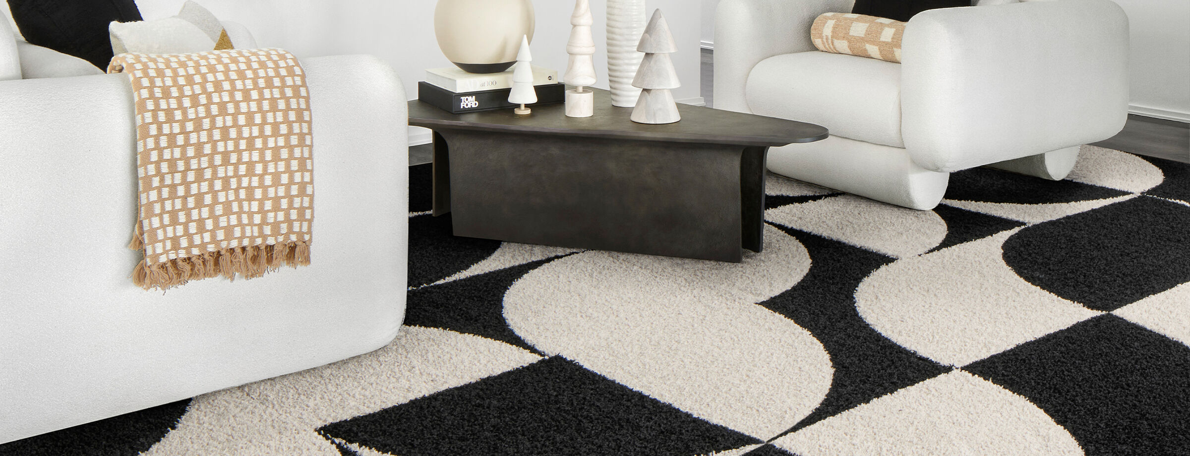 In the Deep - Bone: Solid Color Area Rugs & Carpet Tiles by FLOR