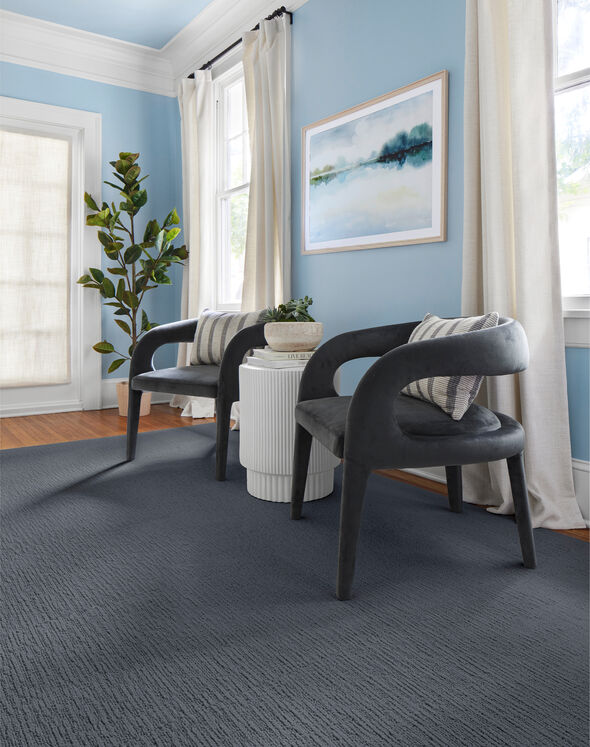 Made You Look - Slate: Solid Color Area Rugs & Carpet Tiles by FLOR