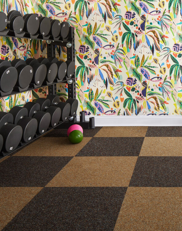 Industrious - Topaz: Solid Color Area Rugs & Carpet Tiles by FLOR