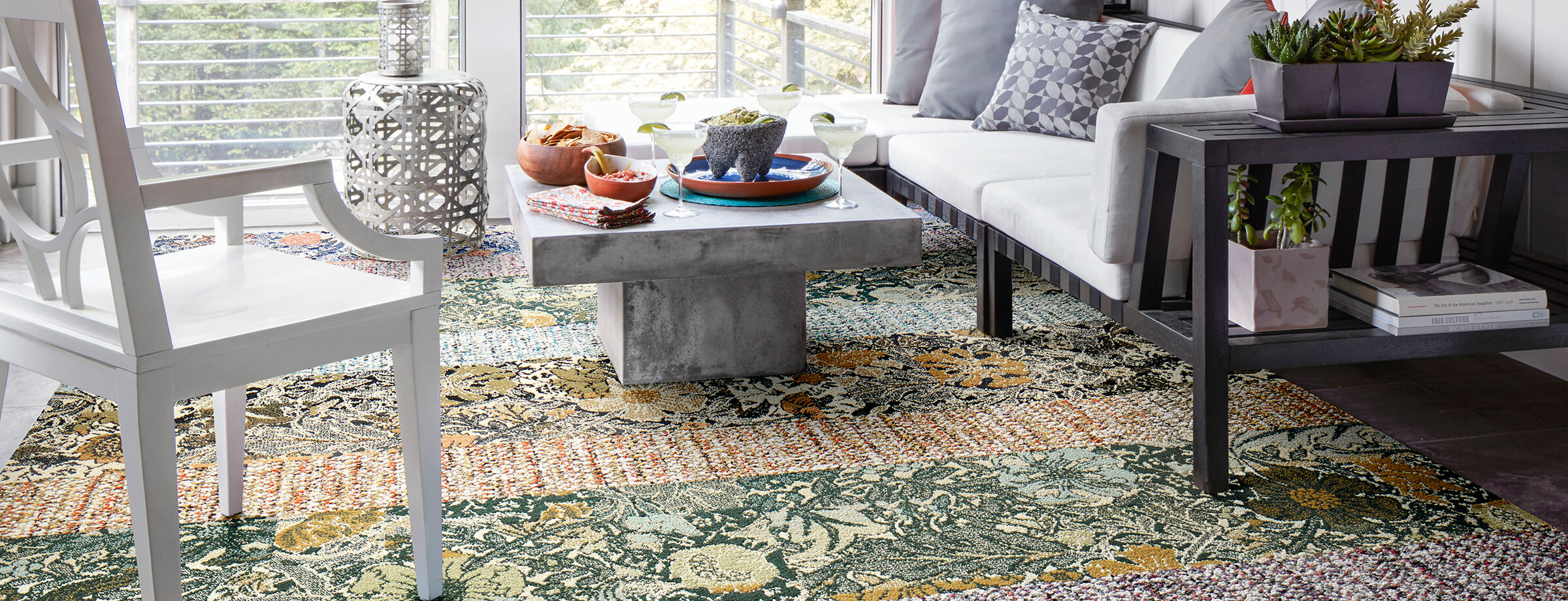 Secret Garden - Multi - 8x10: FLOR Signature Area Rugs by FLOR