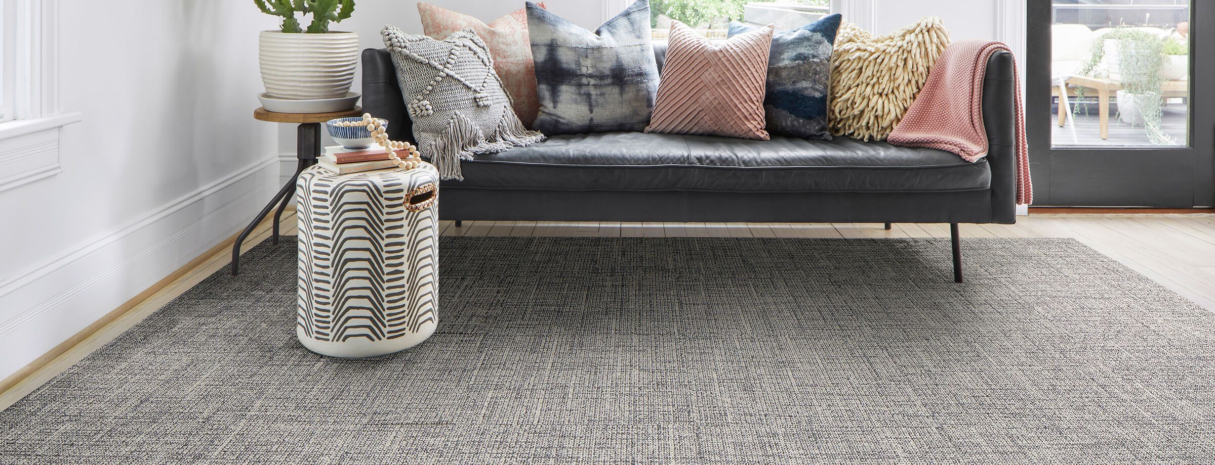 London Twill - Mica: Graphic & Pattern Area Rugs & Carpet Tiles by FLOR