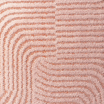 Curves You Right - Blush: Patterned Area Rugs & Carpet Tiles by FLOR