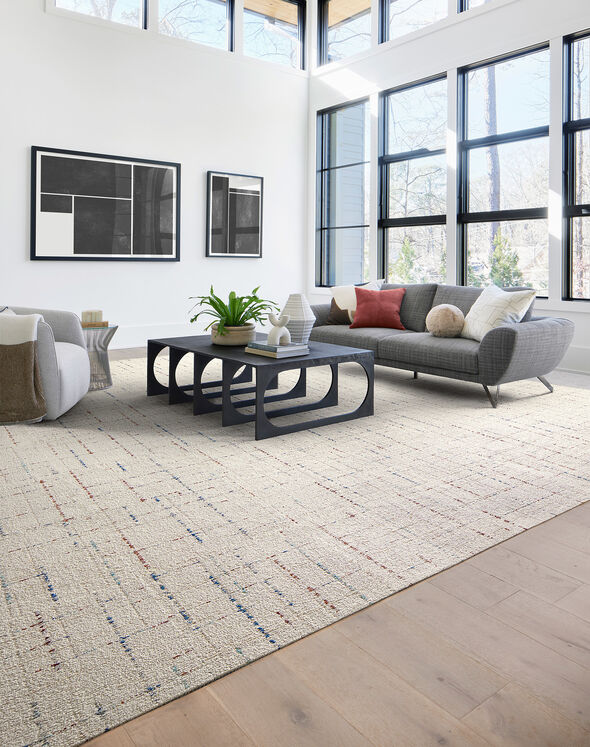 On Repeat - Bone / Tidal: All Area Rugs & Carpet Tiles by FLOR