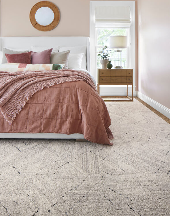 Trade Winds - Bone: Patterned Area Rugs & Carpet Tiles by FLOR