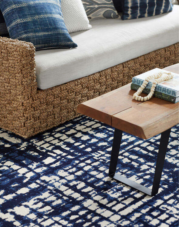 To Dye For - Indigo: Patterned Area Rugs & Carpet Tiles by FLOR