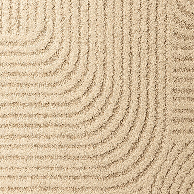 Curves You Right - Eggnog: Patterned Area Rugs & Carpet Tiles by FLOR
