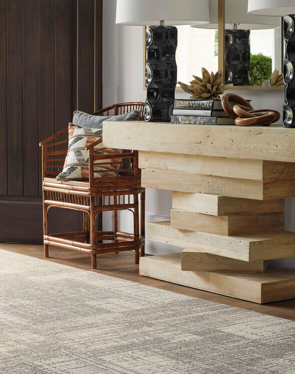 Dappled Daylight - Pigeon: Patterned Area Rugs & Carpet Tiles by FLOR