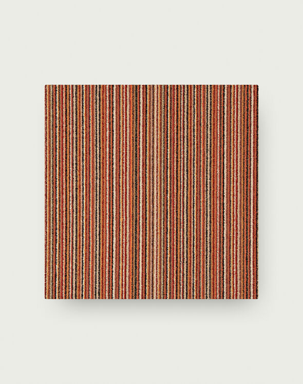 Upcycle - Orange: Striped Area Rugs & Carpet Tiles by FLOR