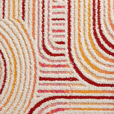 Leaps And Bounds - Berry: Patterned Area Rugs & Carpet Tiles by FLOR