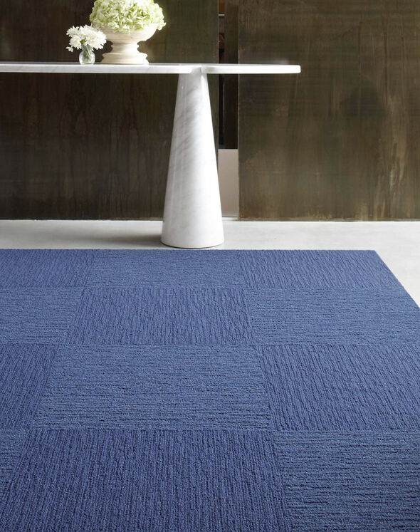 Made You Look - Ocean: Solid Color Area Rugs & Carpet Tiles by FLOR
