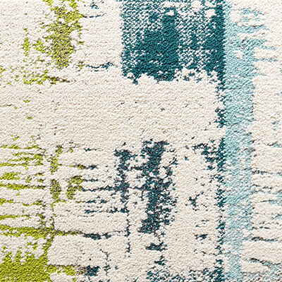 Splish Splash - Teal: Patterned Area Rugs & Carpet Tiles by FLOR