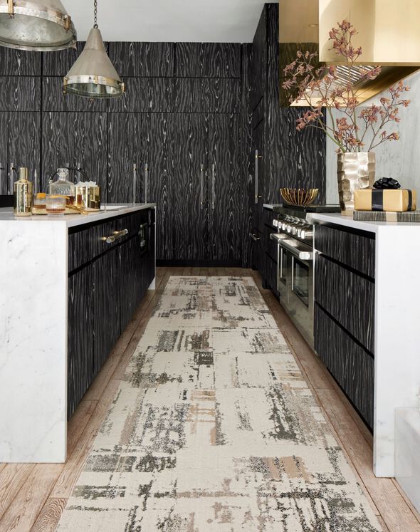 Splish Splash - Eggnog: Patterned Area Rugs & Carpet Tiles by FLOR