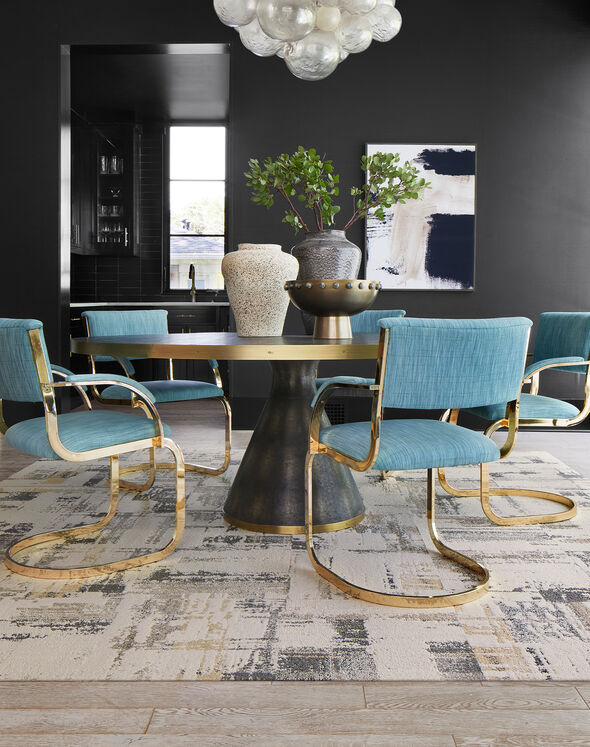 Splish Splash - Eggnog: Patterned Area Rugs & Carpet Tiles by FLOR