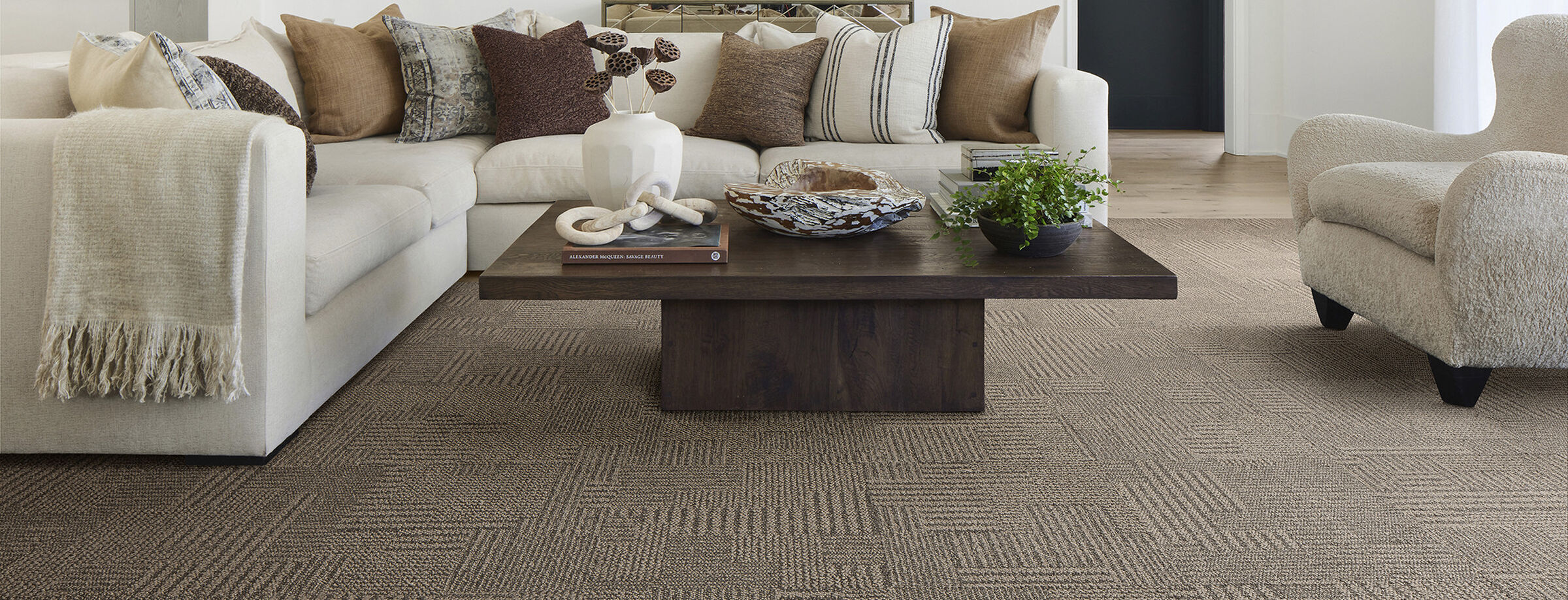 Plot Twist - Jute: All Area Rugs & Carpet Tiles by FLOR