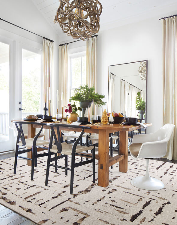 Lilting - Mahogany: Graphic & Pattern Area Rugs & Carpet Tiles by FLOR